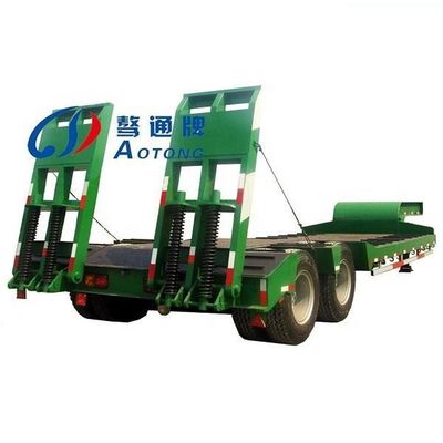 Hydraulische Leiter 4 Achsen Lowboy Anhänger mit 80 Tonnen 100 Tonnen ...